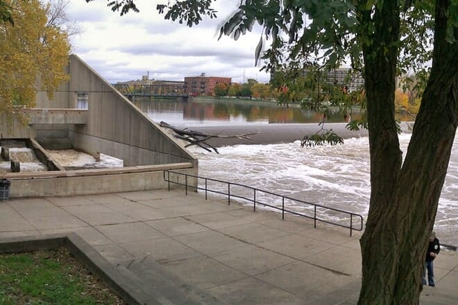 fish ladder sculpture