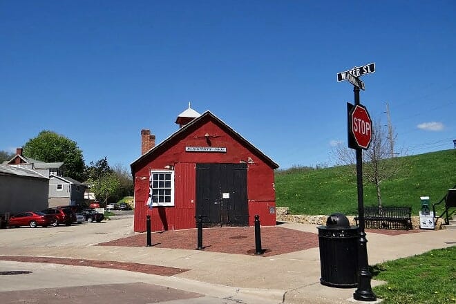 the old blacksmith shop