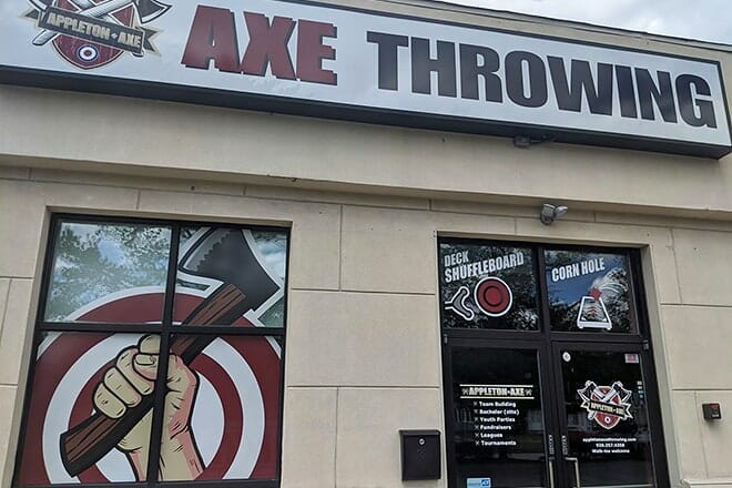 appleton axe throwing
