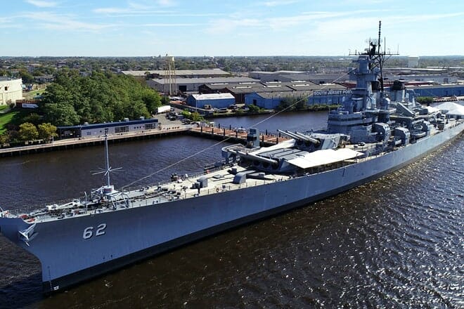 battleship new jersey &mdash; camden