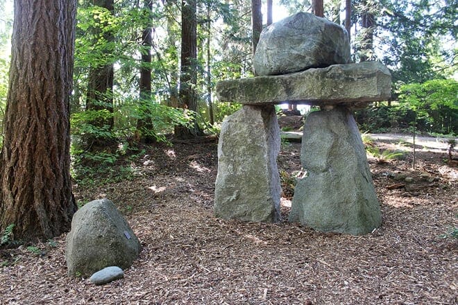 big rock sculpture garden