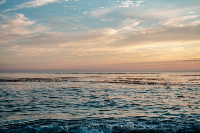 carmel beach and ocean avenue