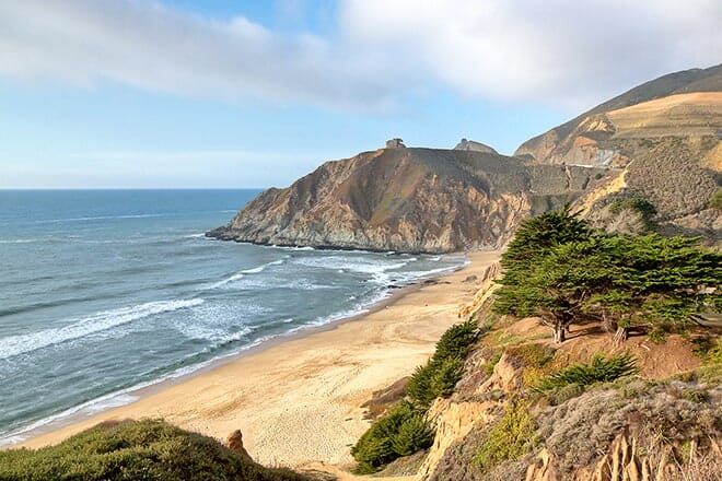 gray whale cove state beach &mdash; half moon bay