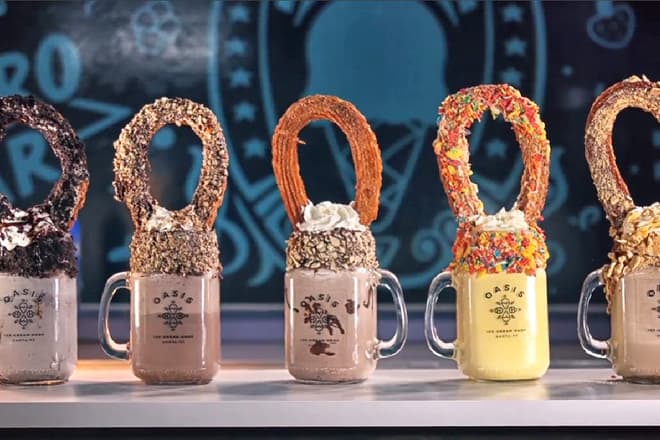 oasis ice cream shop