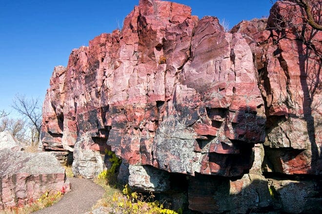 pipestone national monument &mdash; pipestone