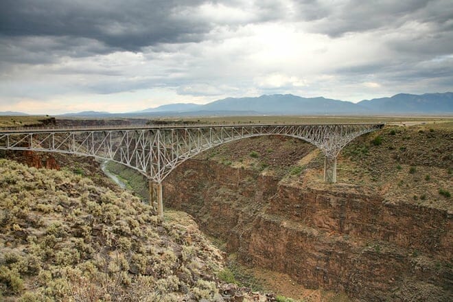 rio grande gorge bridge &mdash; embudo