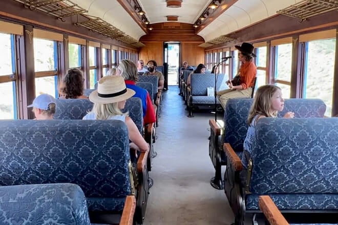 Sunset Serenade by Train