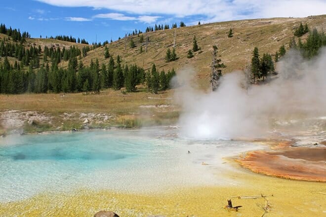 upper geyser basin trail
