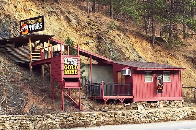 broken boot gold mine