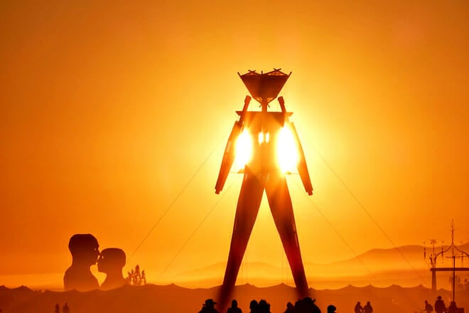burning man &mdash; black rock city
