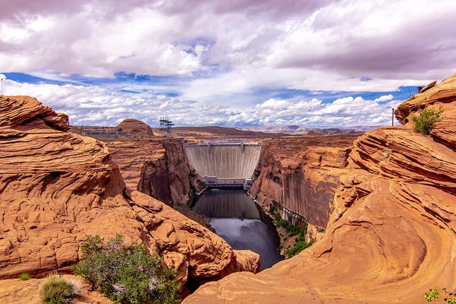 glen canyon dam overlook