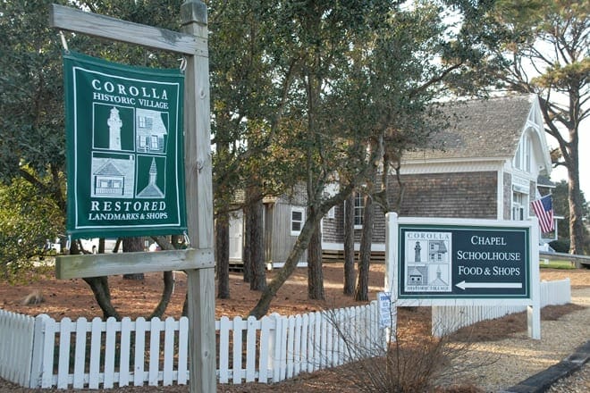 historic corolla village