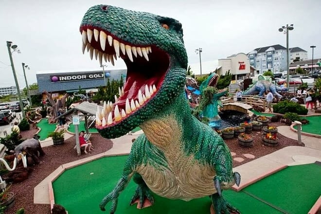 jurassic zone miniature golf and nickel arcade