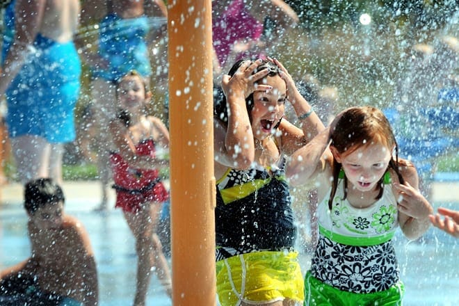 millennium park: beach and splashpad