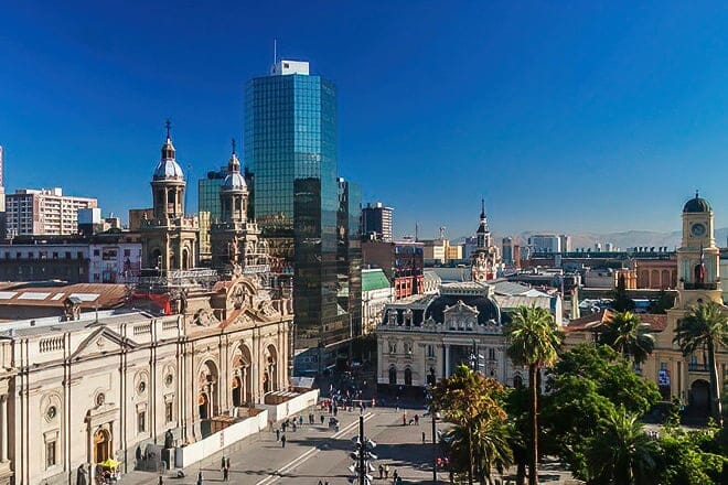 santiago's historic center &mdash; santiago