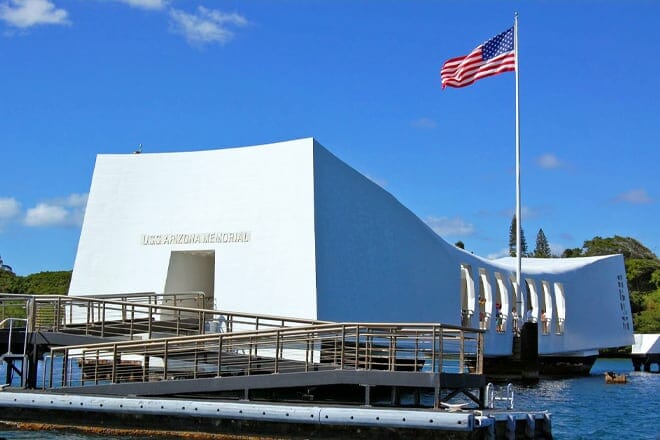 uss arizona memorial at pearl harbor &mdash; honolulu