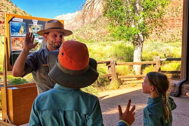 zion junior ranger programs