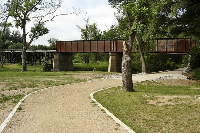 backbone creek hike and bike trail