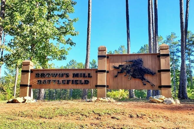 Brown&rsquo;s Mill Battlefield Site