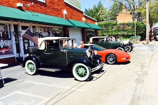 city garage car museum