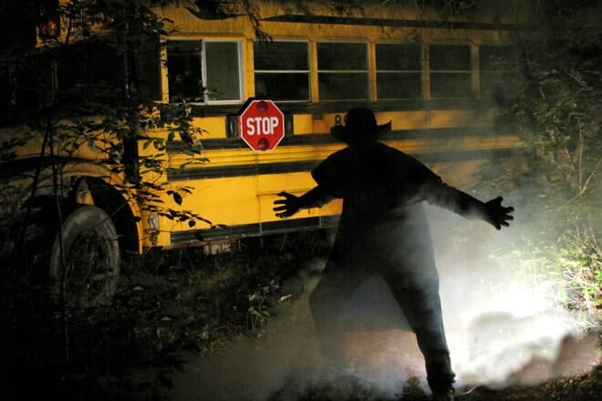 creepy hollow haunted woods