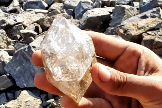 diamond rim quartz collecting site