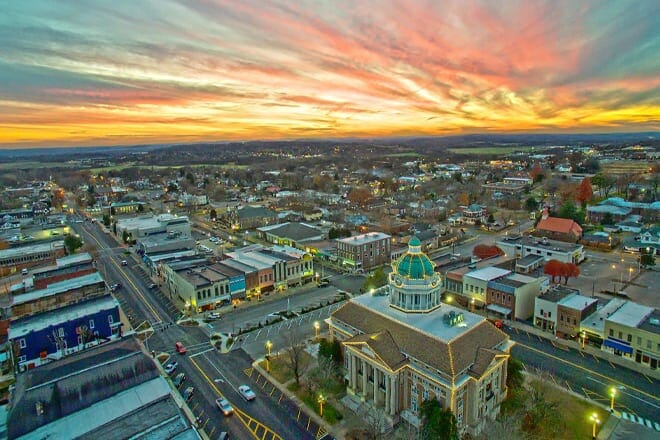 historic downtown pulaski