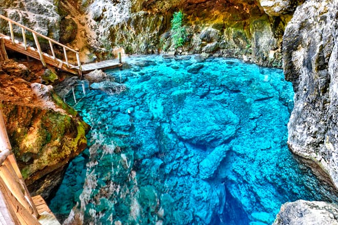 hoyo azul
