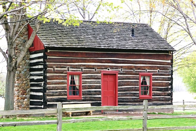peter whitmer log home