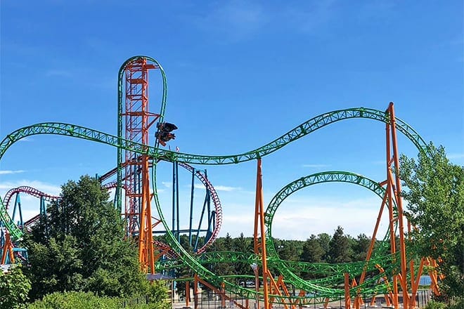 six flags darien lake