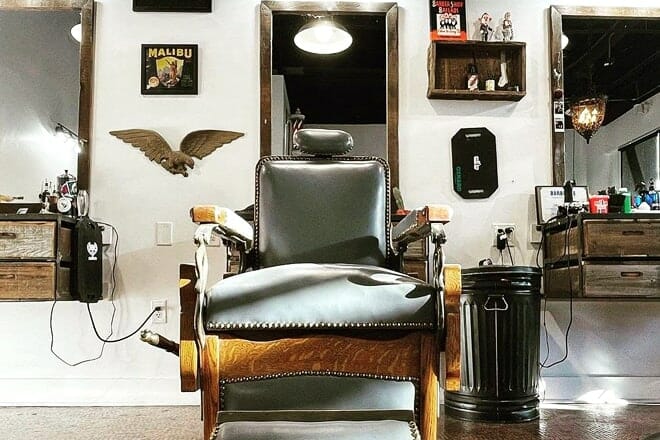 the barber shop