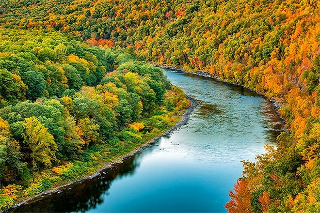 the upper delaware river