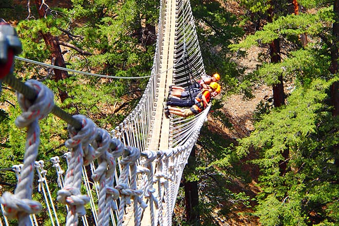 ziplines at pacific crest