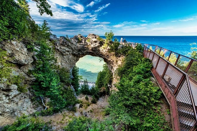 arch rock &mdash; mackinac island