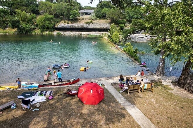 cypress falls swimming hole