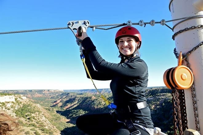 palo duro zip line