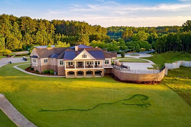 the frog golf course