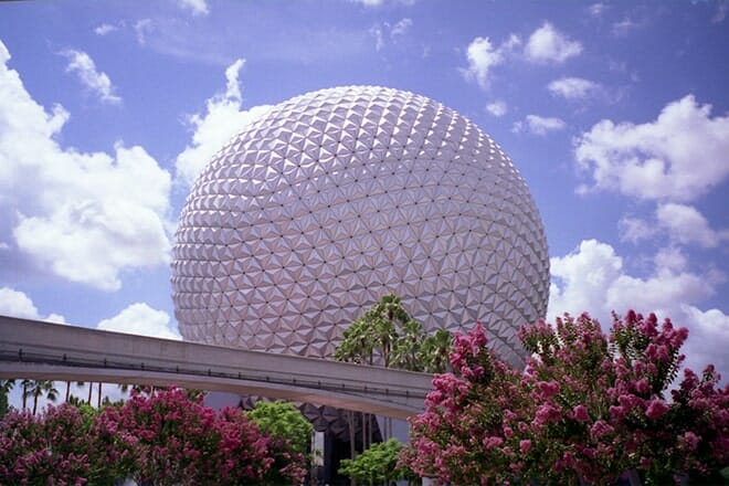 spaceship earth at walt disney resort florida