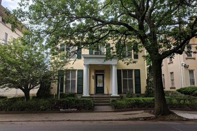 the historic mansion