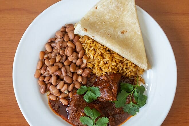 blue adobe sante fe grille