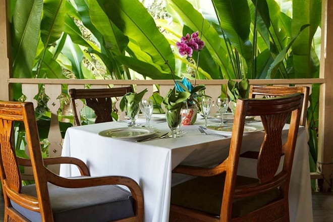 the pink plantation house