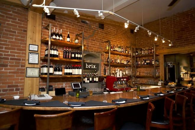 brix restaurant and wine bar