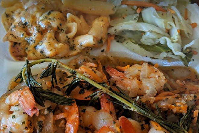 one love island and soul food