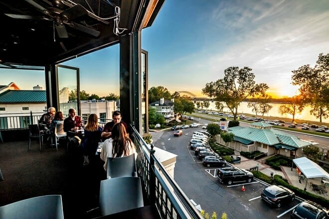 terrace at the river inn