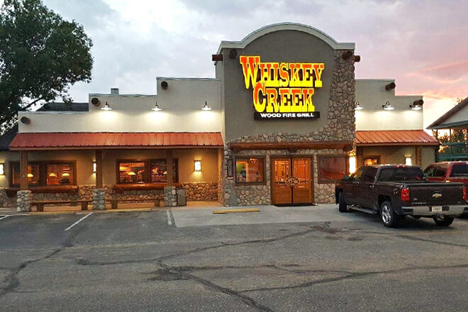 whiskey creek wood fire grill