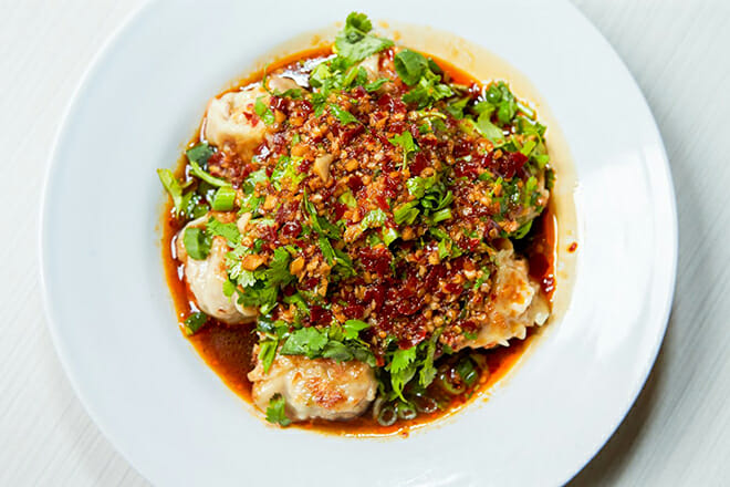 blue koi noodles & dumplings