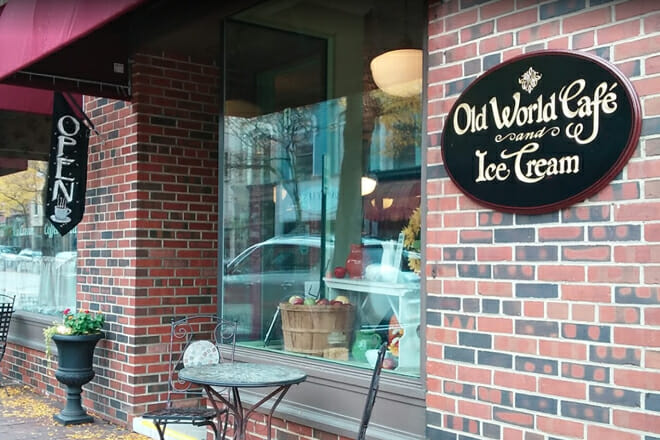 old world cafe and ice cream