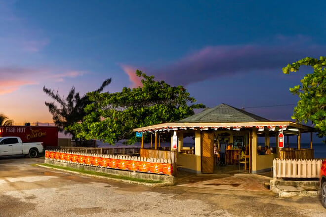 far out fish hut &mdash; montego bay