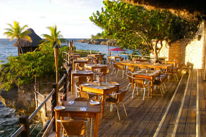 rockhouse restaurant &mdash; negril