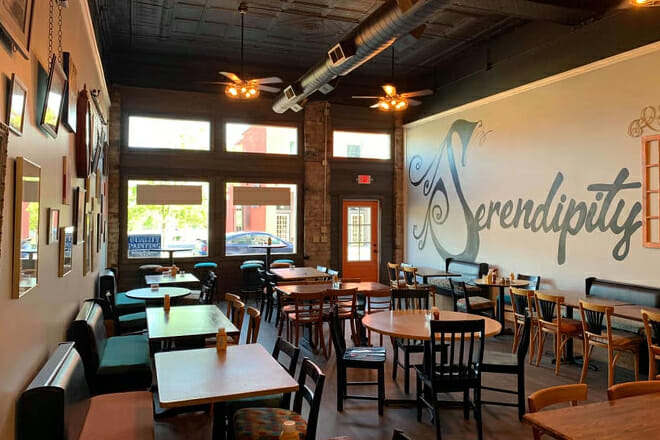 serendipity at the orange door